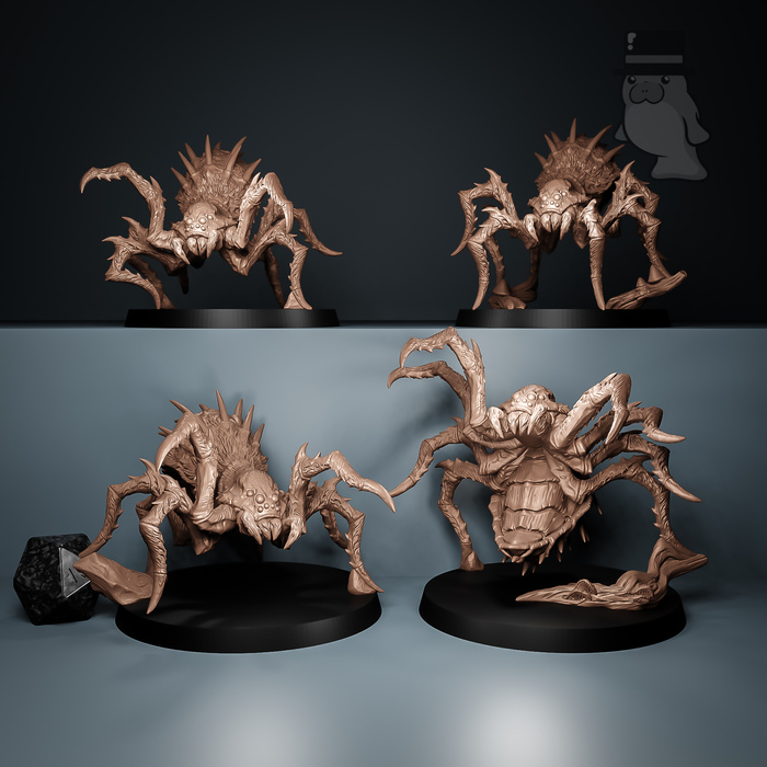 Giant Spiders Faldorn Goblins Artisan Guild Mini Manatee New Zealand